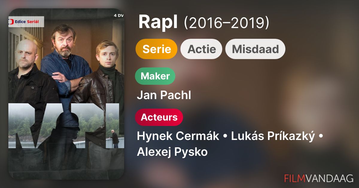 Rapl (serie, 2016–2019) - FilmVandaag.nl