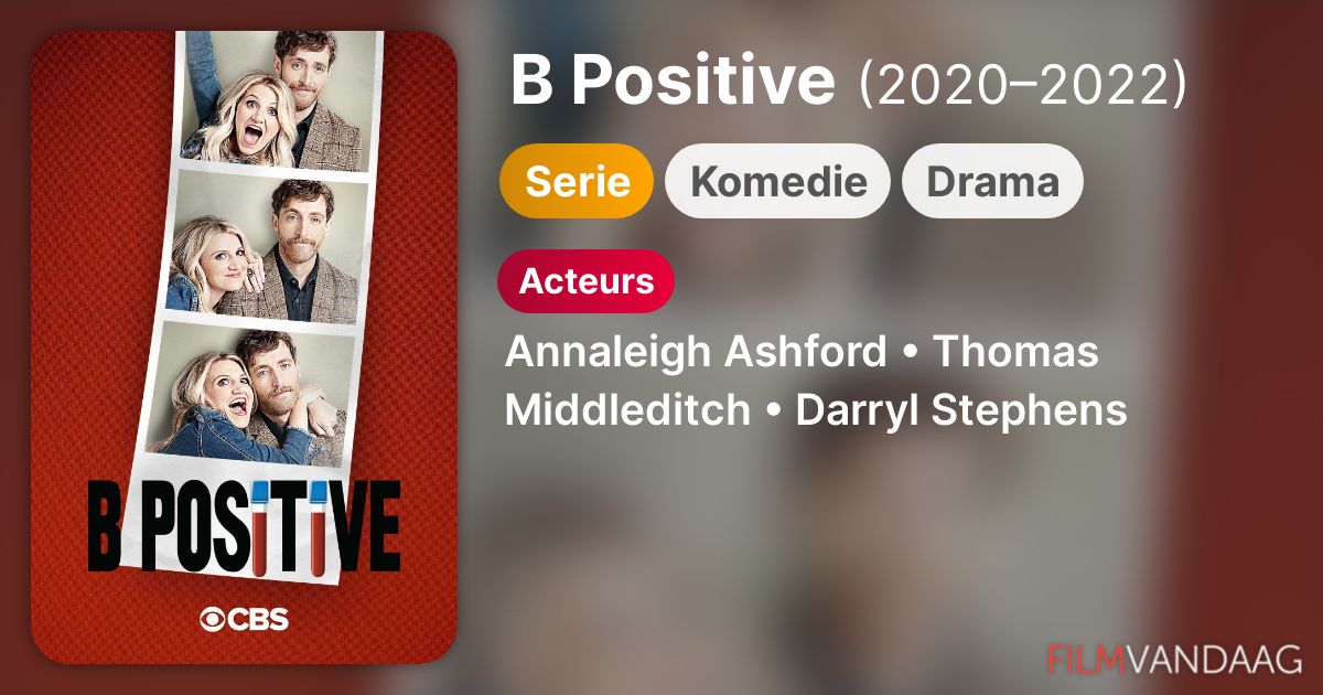 B Positive (serie, 2020–2022) - FilmVandaag.nl