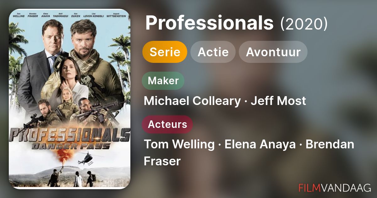 Professionals (serie, 2020) - FilmVandaag.nl