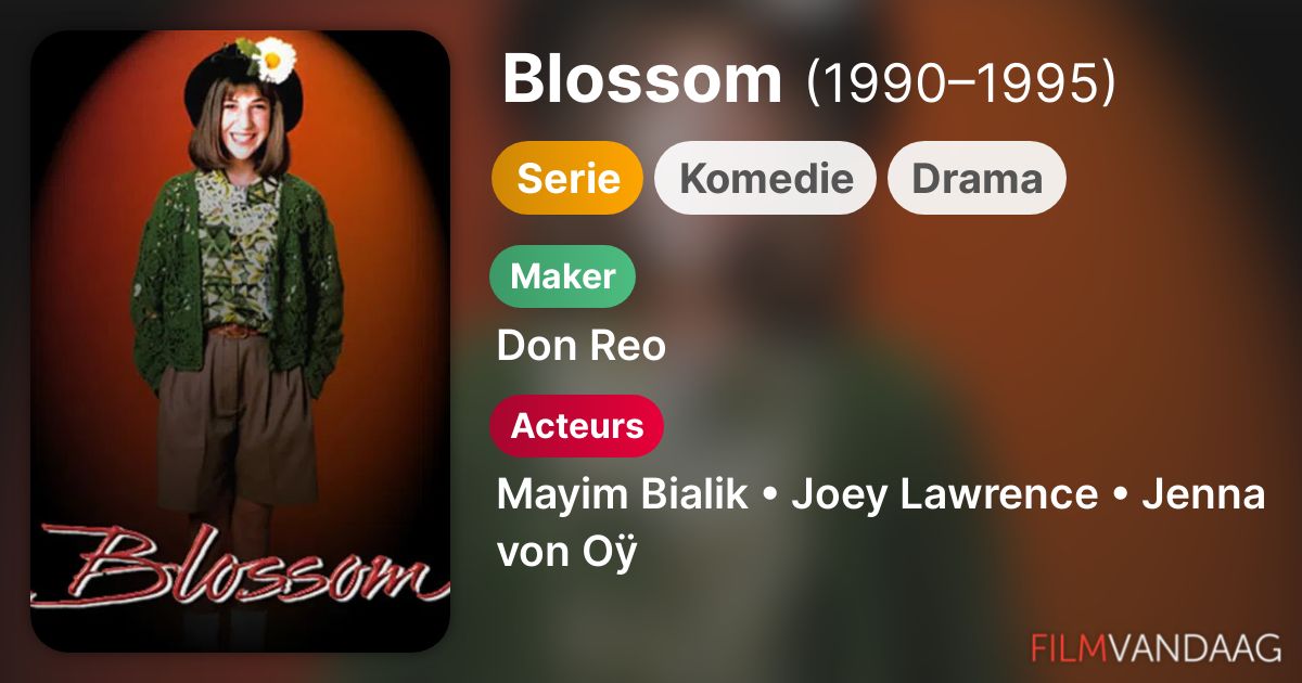 Blossom (serie, 1990–1995) - FilmVandaag.nl