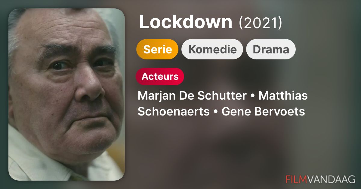 Lockdown (serie, 2021) - FilmVandaag.nl