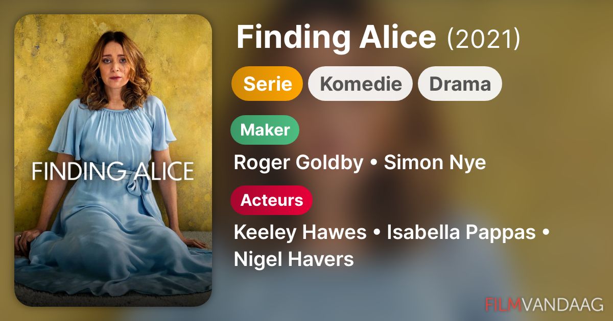 Finding Alice (serie, 2021) - FilmVandaag.nl