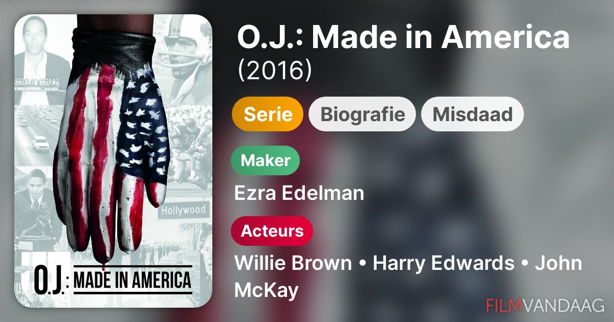 O.J.: Made in America (serie, 2016) - FilmVandaag.nl