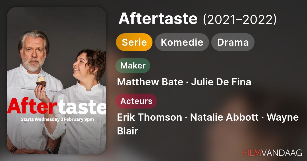 Seizoen 3 Aftertaste: komt er een nieuw seizoen? - FilmVandaag.nl