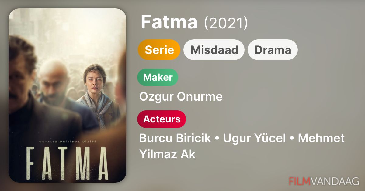 Fatma (serie, 2021) - FilmVandaag.nl