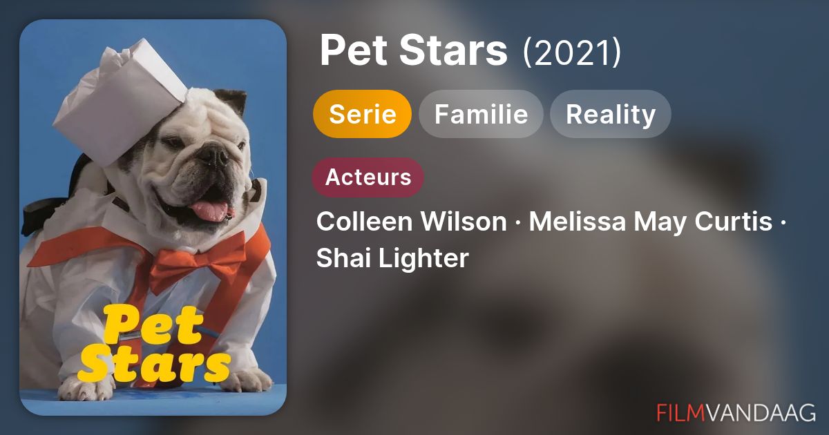 Pet Stars (serie, 2021) - FilmVandaag.nl