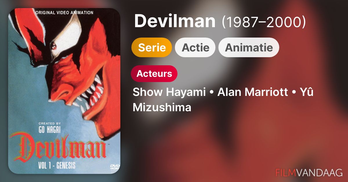 Devilman (serie, 1987–2000) - FilmVandaag.nl