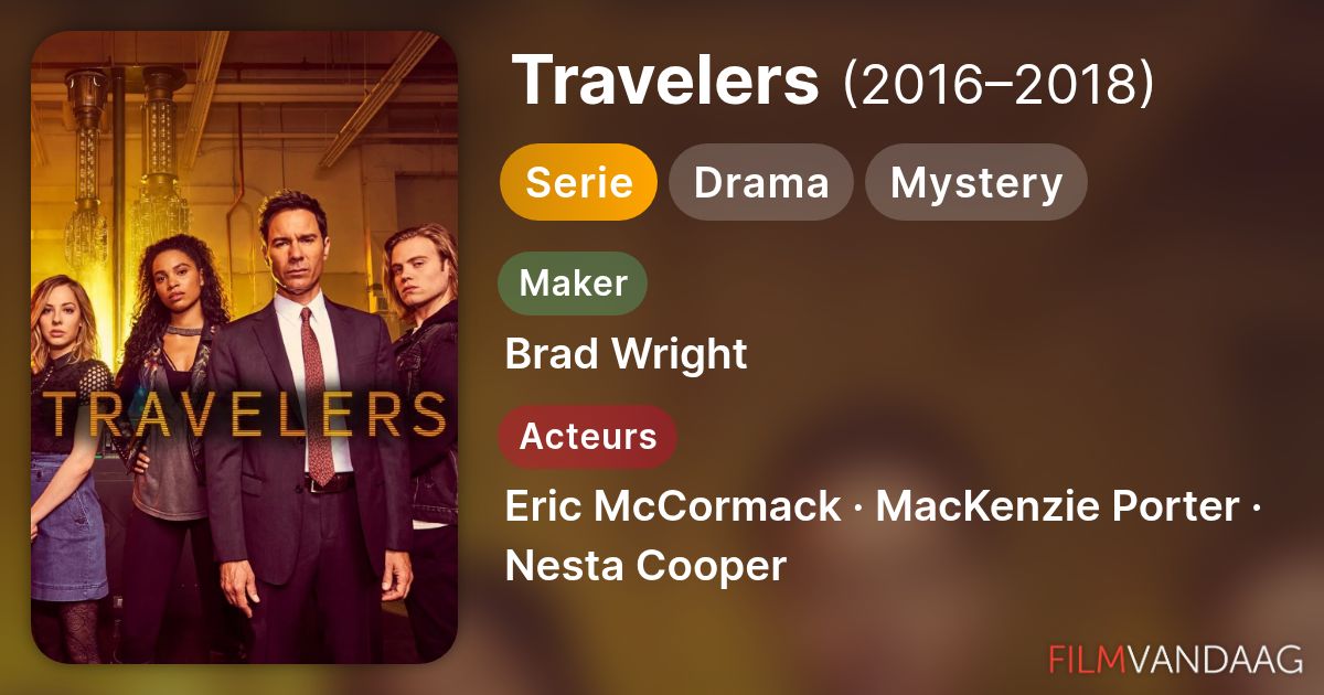 Travelers (serie, 2016–2018) - FilmVandaag.nl