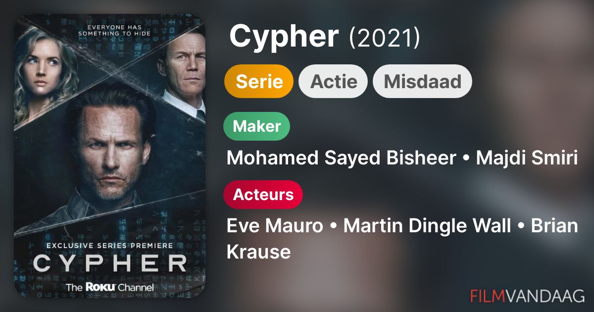 Cypher (serie, 2021) - FilmVandaag.nl