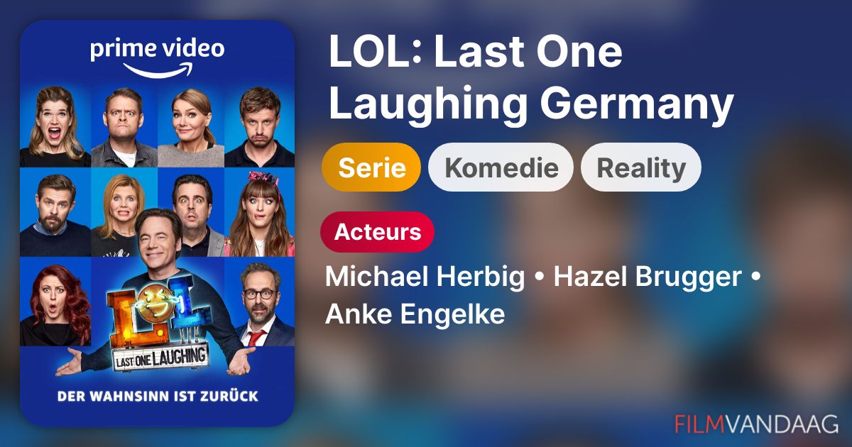 Koop LOL: Last One Laughing Germany (serie, 2021– ) op dvd of blu-ray ...