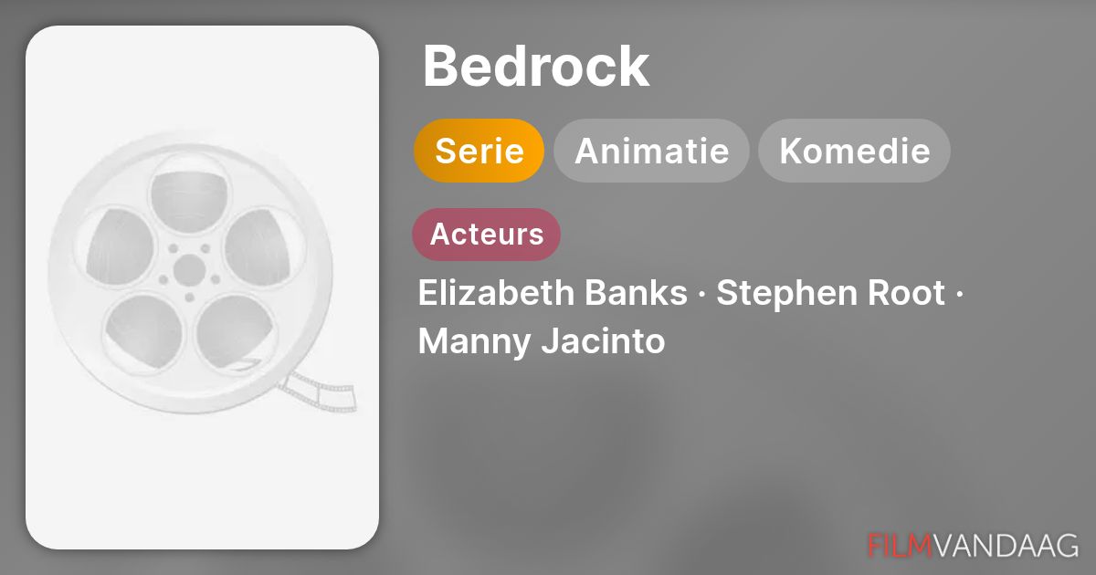 Bedrock (serie) - FilmVandaag.nl