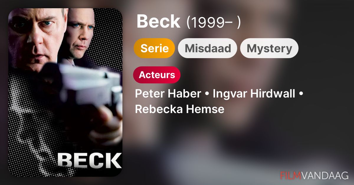 Beck (serie, 1999– ) - FilmVandaag.nl