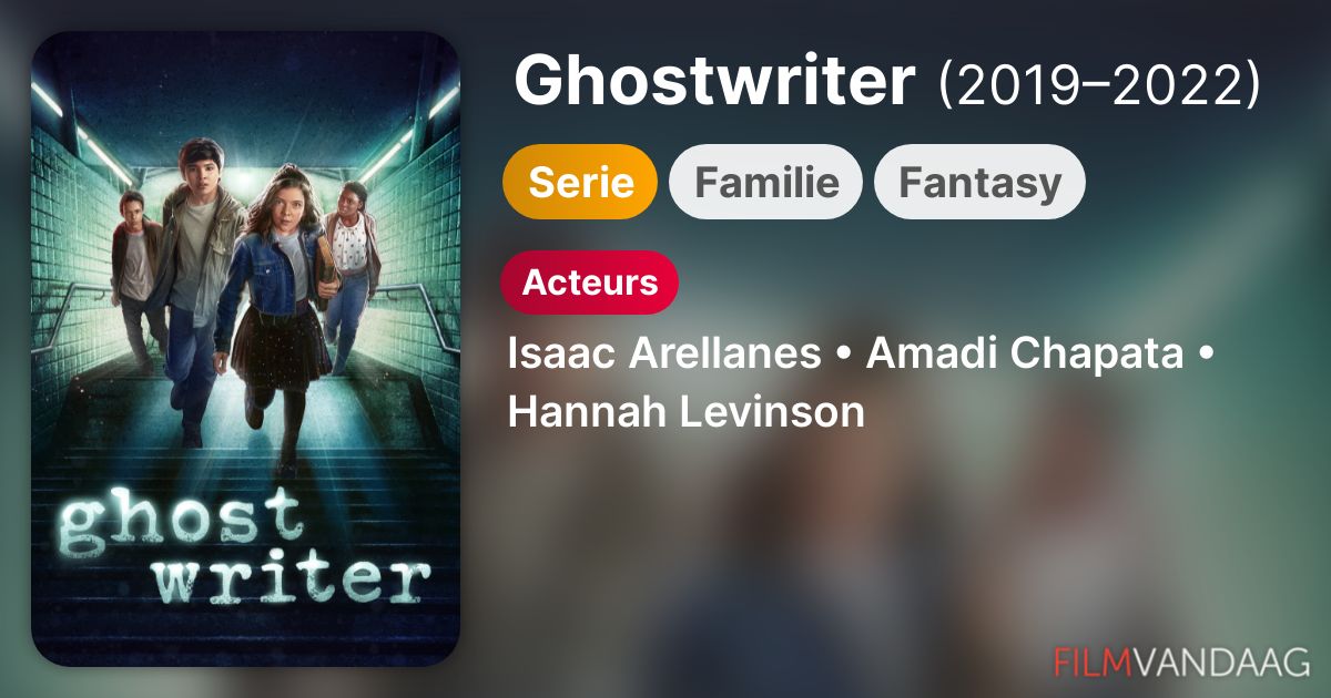 Ghostwriter (serie, 2019–2022) - FilmVandaag.nl