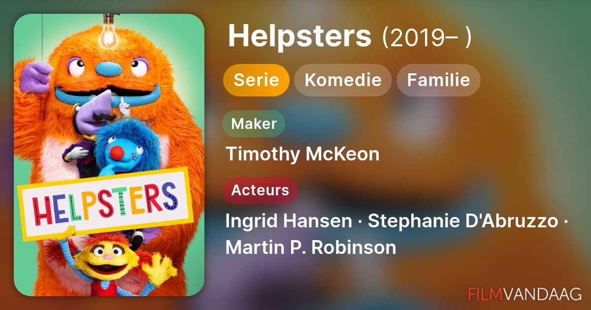 Helpsters (serie, 2019– ) - FilmVandaag.nl