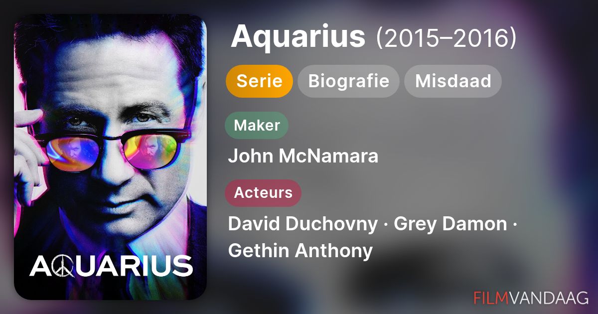 Aquarius (serie, 2015–2016) - FilmVandaag.nl