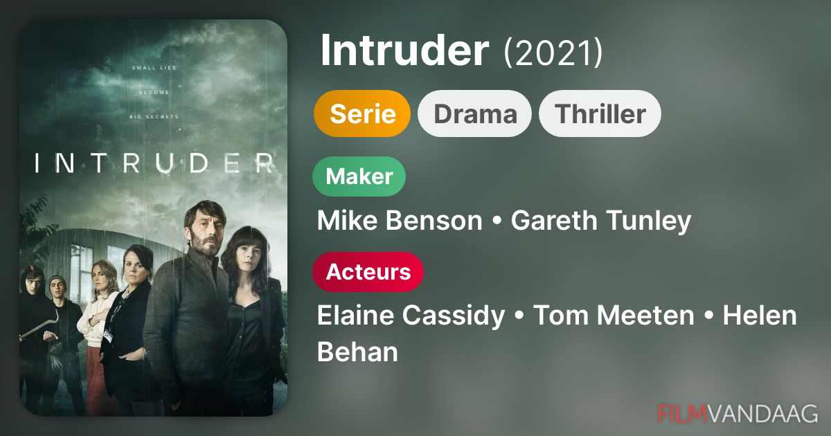Intruder (serie, 2021) - FilmVandaag.nl