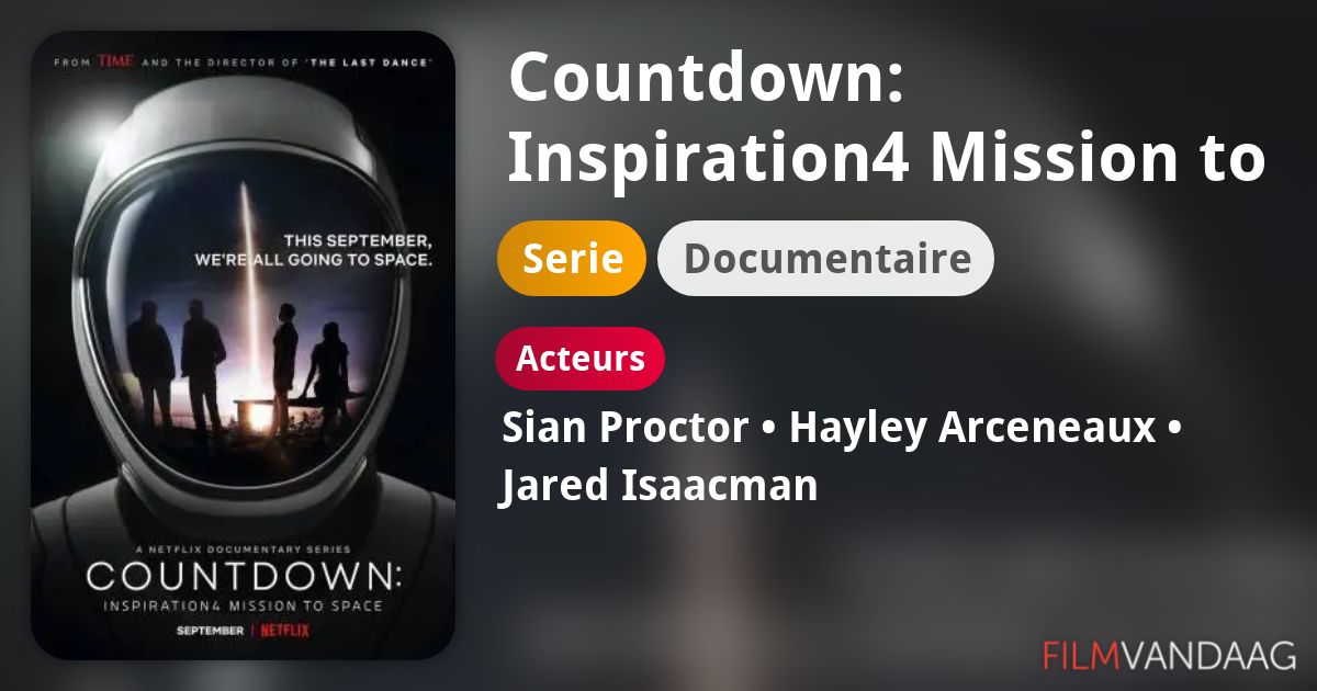 Countdown: Inspiration4 Mission to Space (serie, 2021) - FilmVandaag.nl