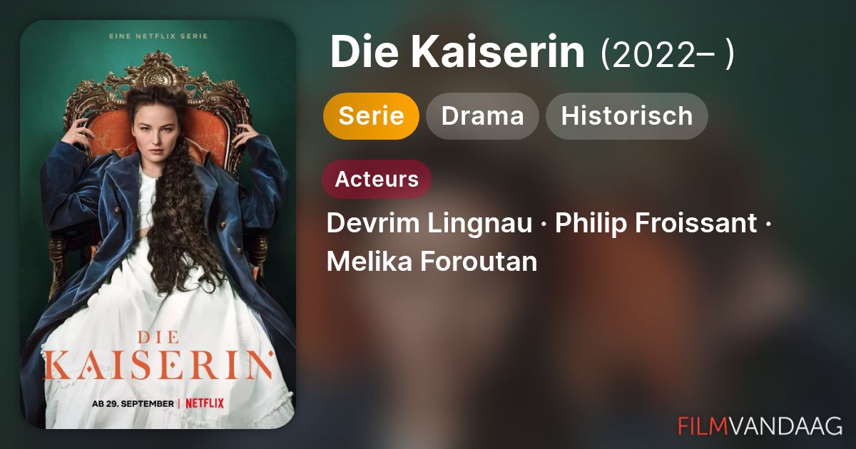 Volledige Cast van Die Kaiserin (serie, 2022– ) - FilmVandaag.nl