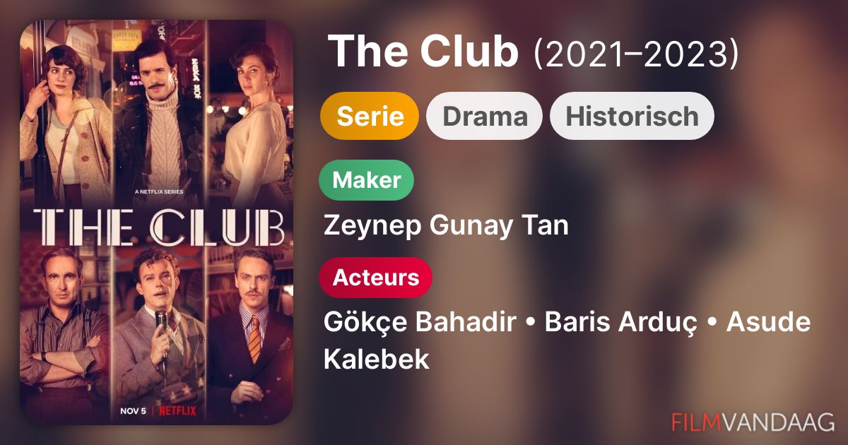 The Club (serie, 2021– ) - FilmVandaag.nl