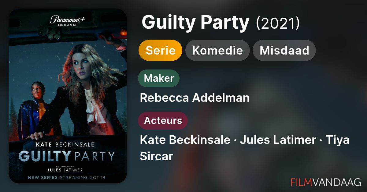 Guilty Party (serie, 2021) - FilmVandaag.nl