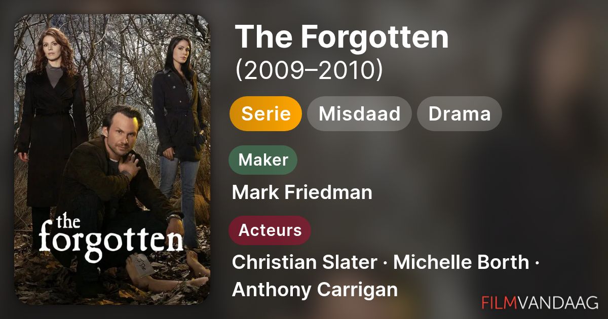 The Forgotten (serie, 2009–2010) - FilmVandaag.nl