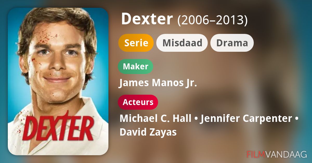 Volledige Cast van Dexter (serie, 2006–2013) - FilmVandaag.nl