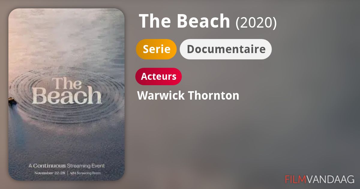 The Beach (serie, 2020) - FilmVandaag.nl