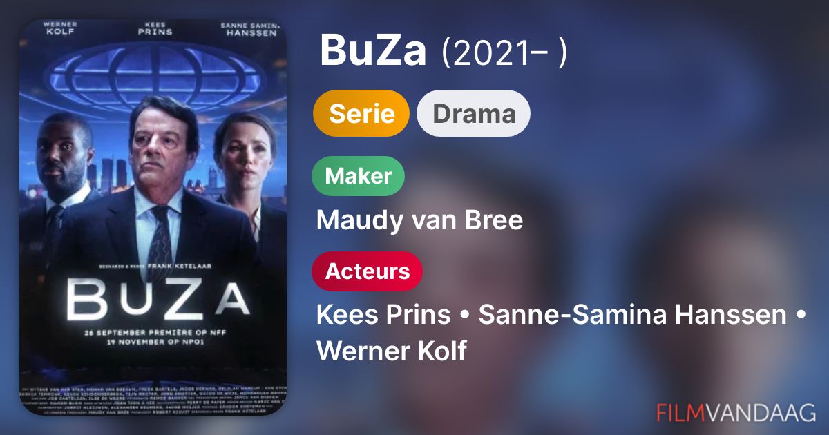Volledige Cast van BuZa (serie, 2021– ) - FilmVandaag.nl