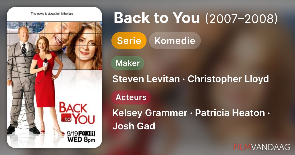 Back to You (serie, 2007–2008) - FilmVandaag.nl