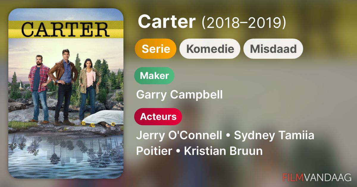 Carter (serie, 2018–2019) - FilmVandaag.nl