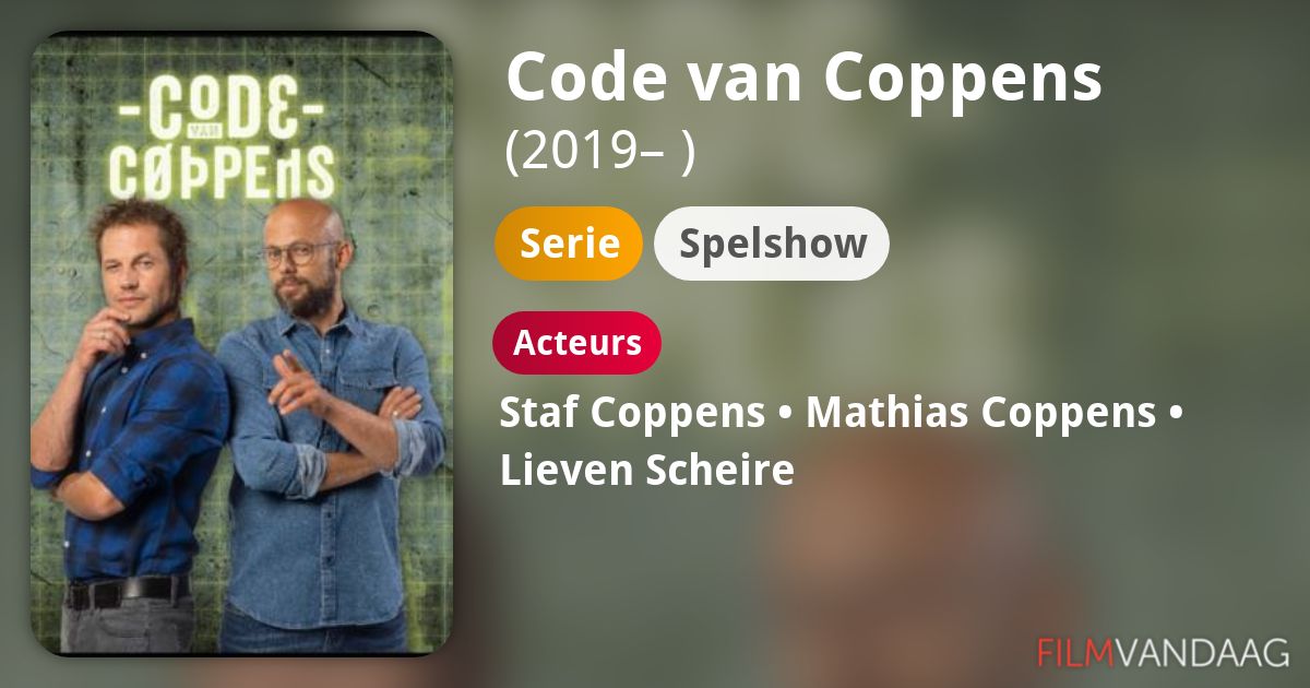 Code van Coppens seizoen 7: releasedatum en geruchten nieuw seizoen ...