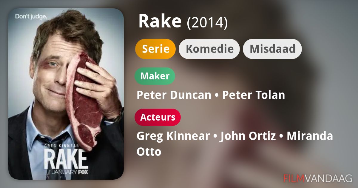 Rake (serie, 2014) - FilmVandaag.nl