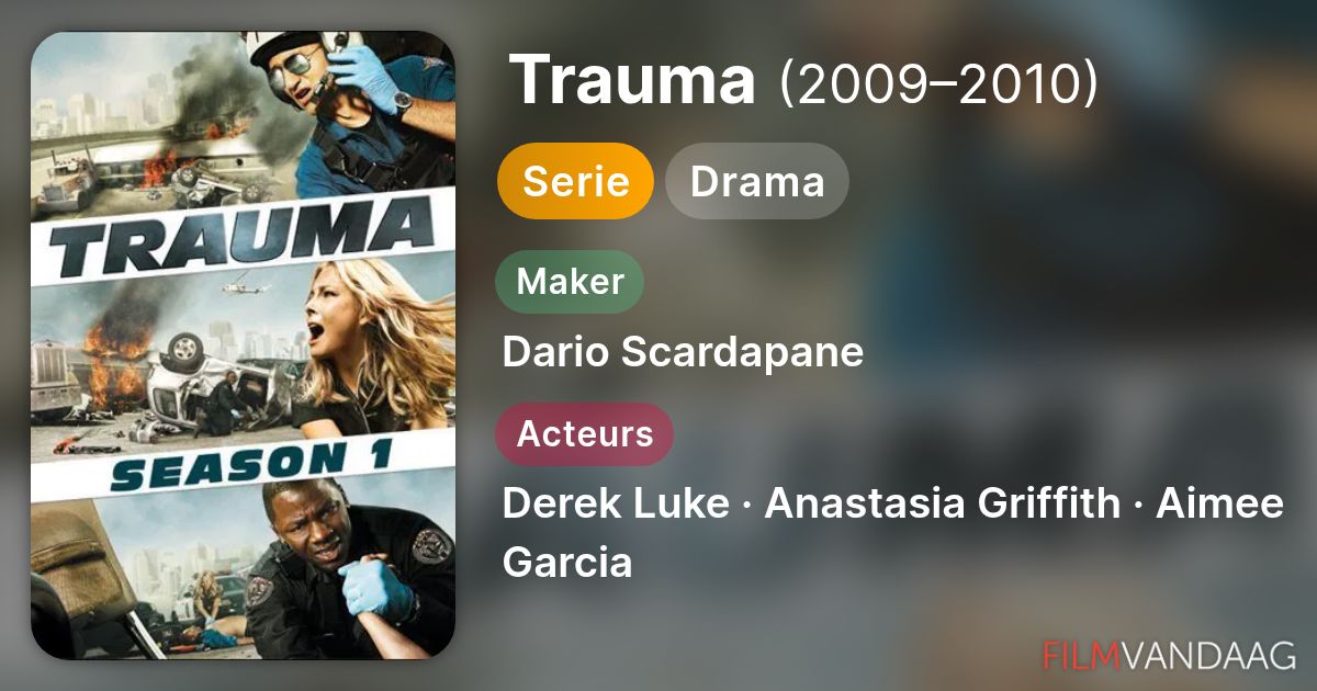 Trauma (serie, 2009–2010) - FilmVandaag.nl