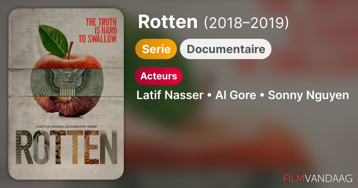 Rotten (serie, 2018–2019) - FilmVandaag.nl