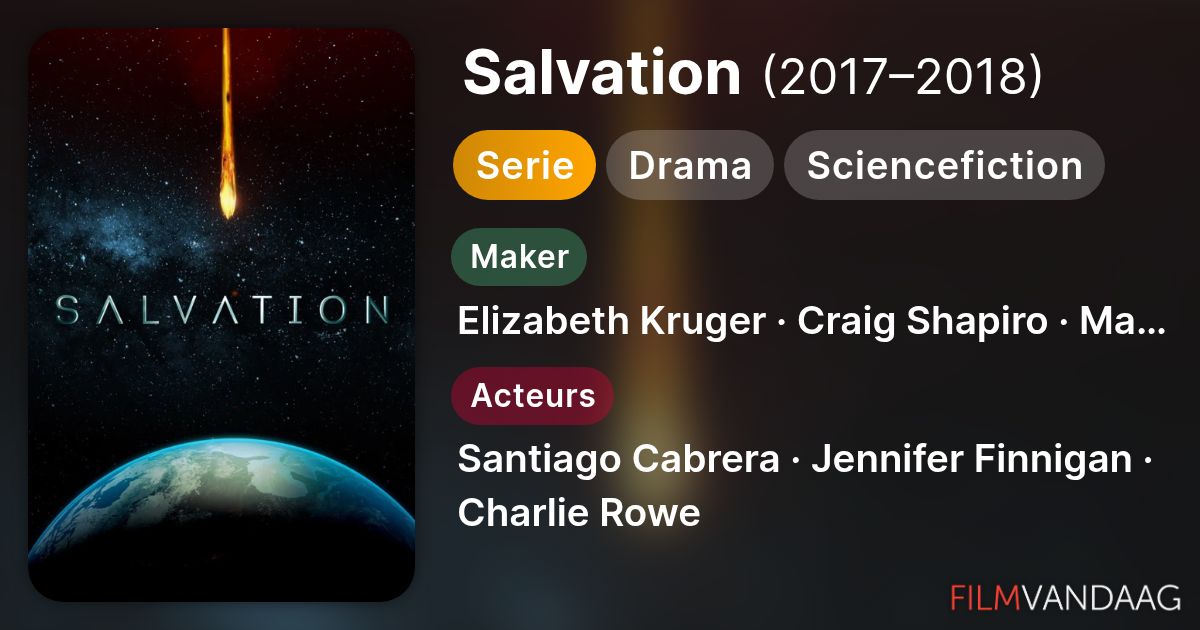 Salvation (serie, 2017–2018) - FilmVandaag.nl