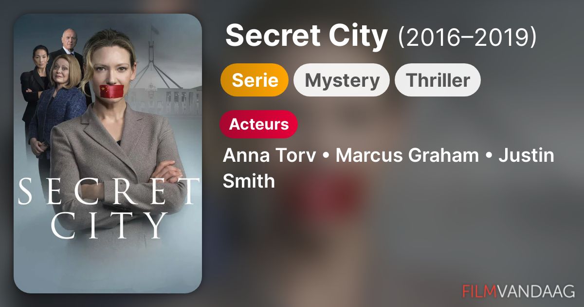 Secret City (serie, 2016–2019) - FilmVandaag.nl