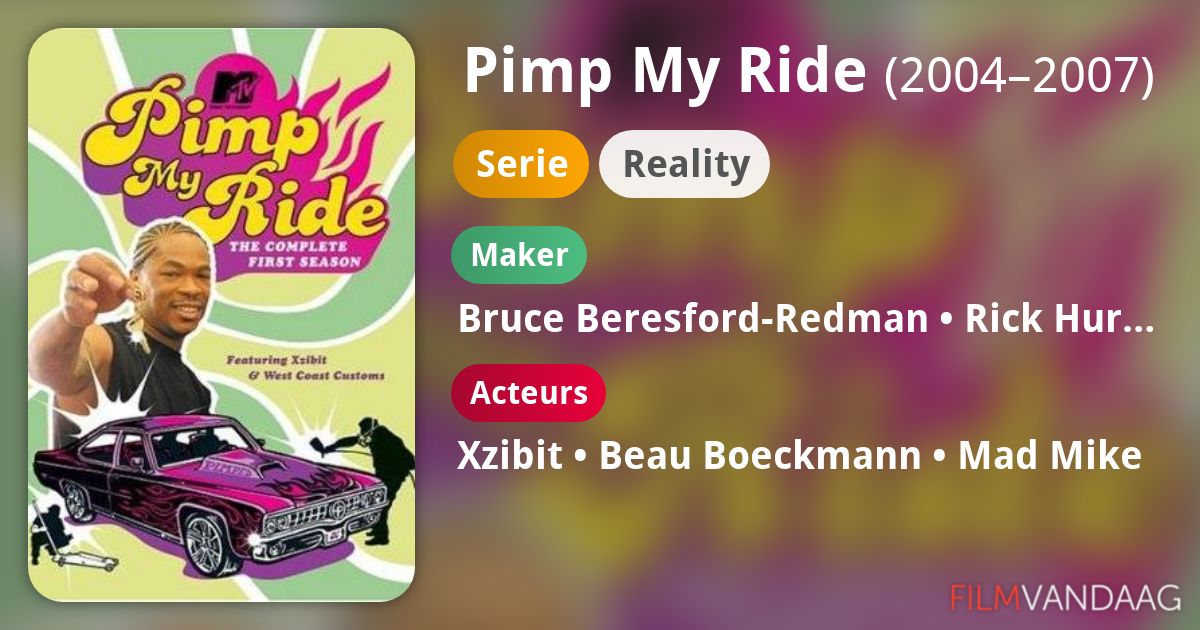 Seizoen 7 Pimp My Ride: komt er een nieuw seizoen? - FilmVandaag.nl