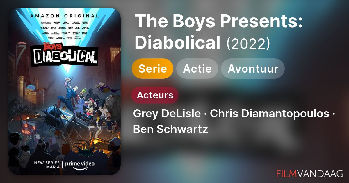 The Boys Presents: Diabolical (serie, 2022) - FilmVandaag.nl