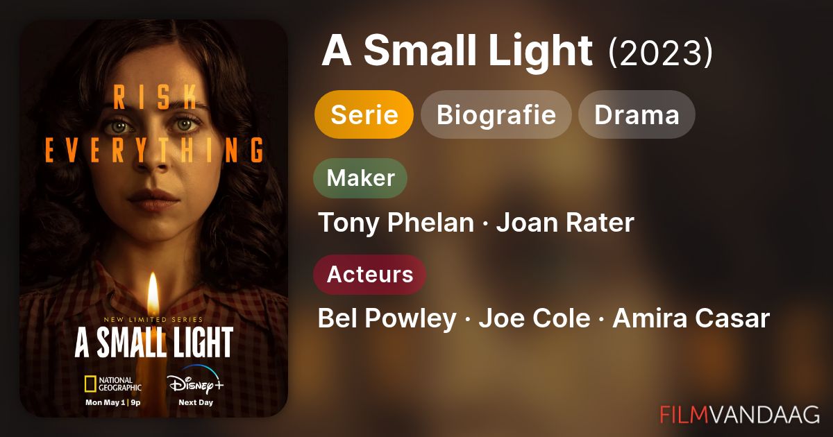 A Small Light (serie, 2023) - FilmVandaag.nl