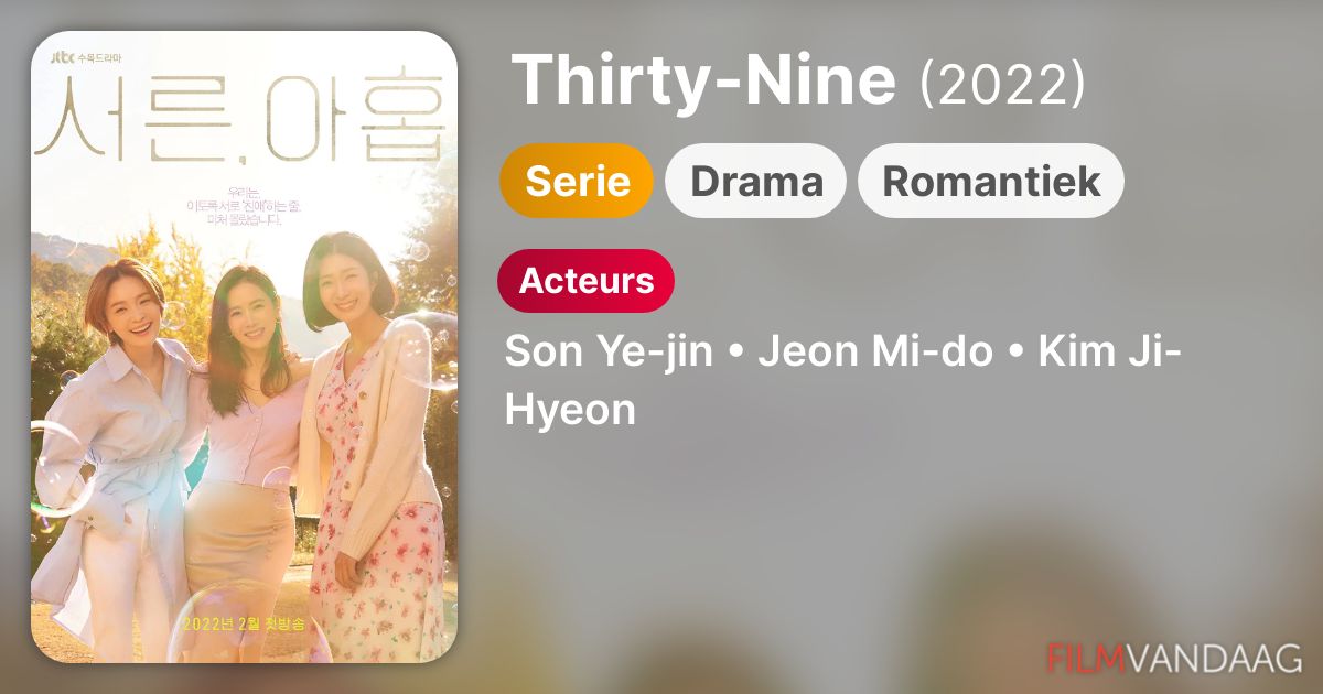 Thirty-Nine (serie, 2022) - FilmVandaag.nl