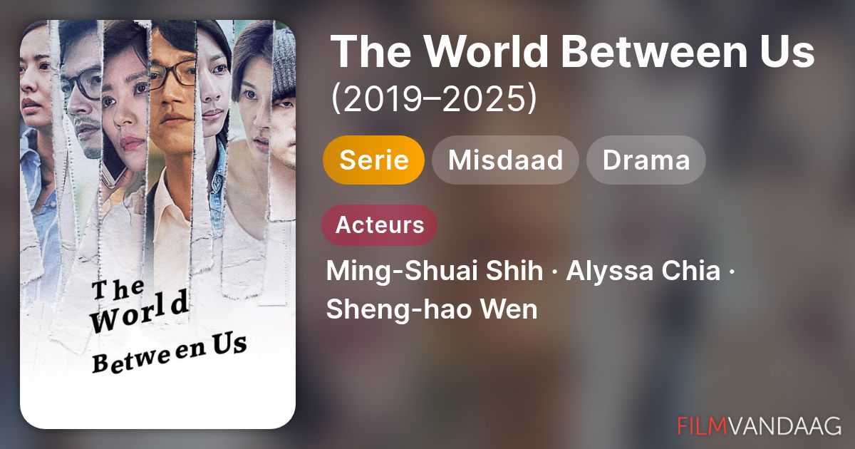 The World Between Us (serie, 2019–2025) - FilmVandaag.nl