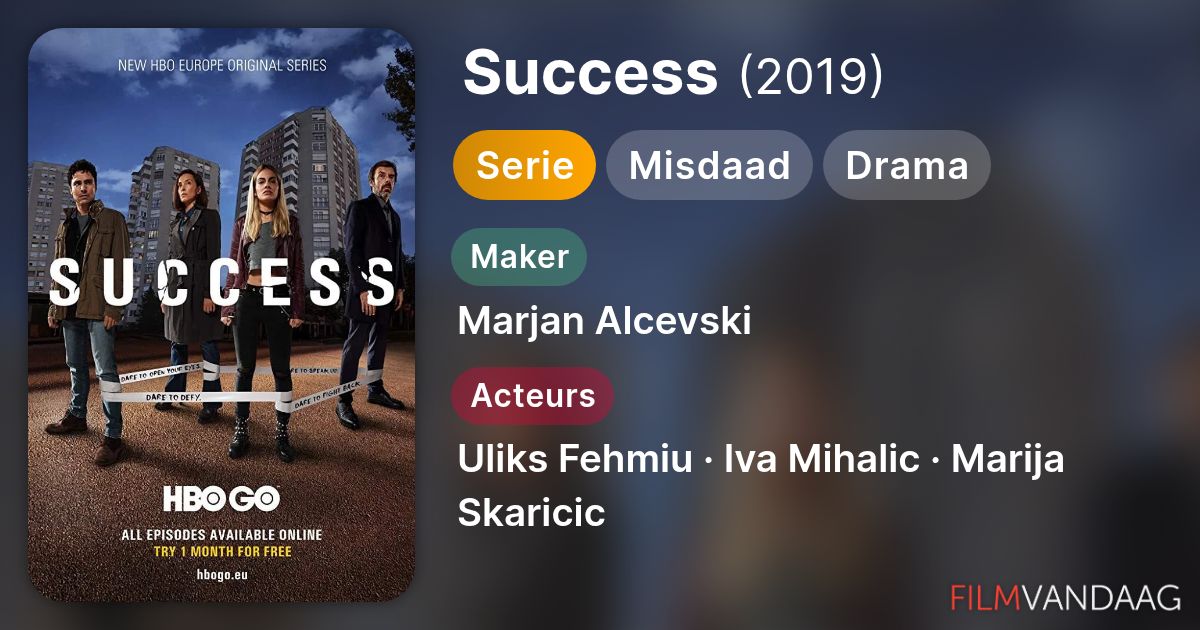 Success (serie, 2019) - FilmVandaag.nl