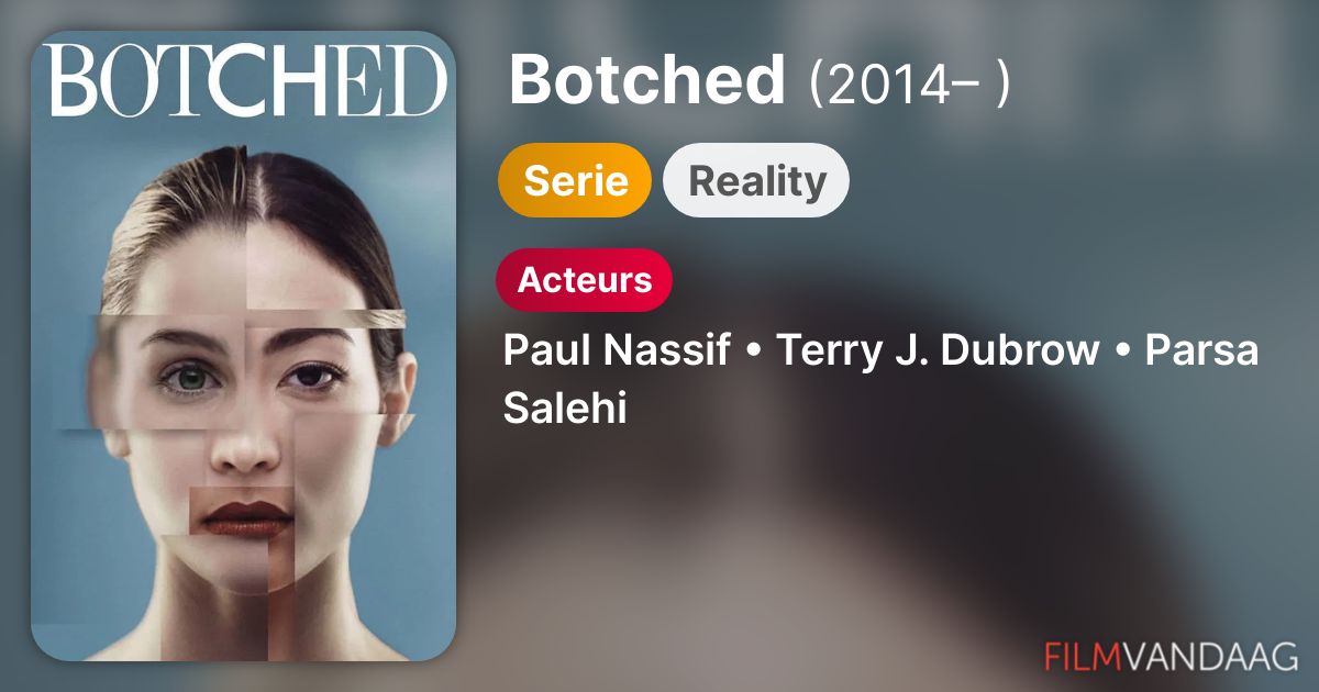 Botched (serie, 2014– ) - FilmVandaag.nl