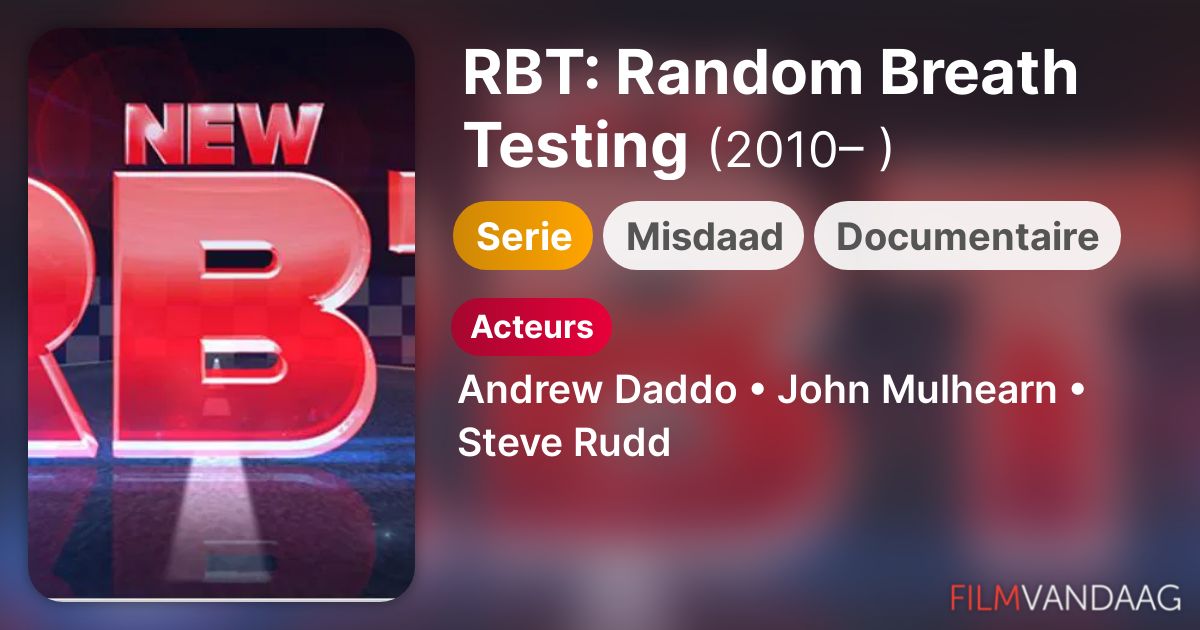 RBT: Random Breath Testing seizoen 6: releasedatum en geruchten nieuw ...