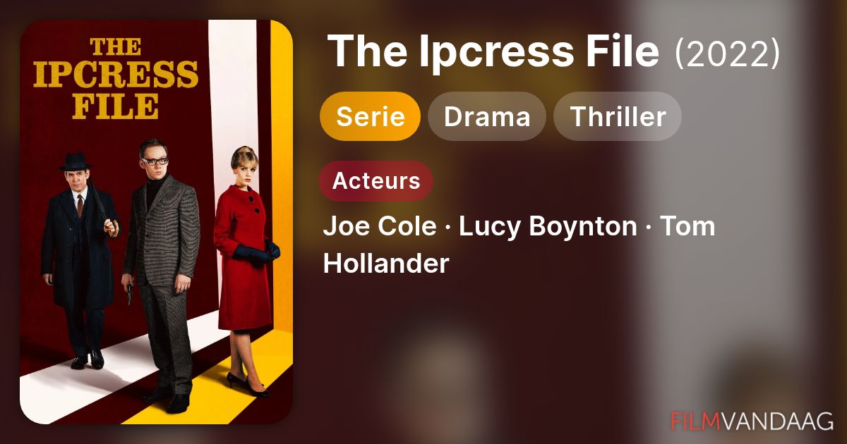 The Ipcress File (serie, 2022) - FilmVandaag.nl