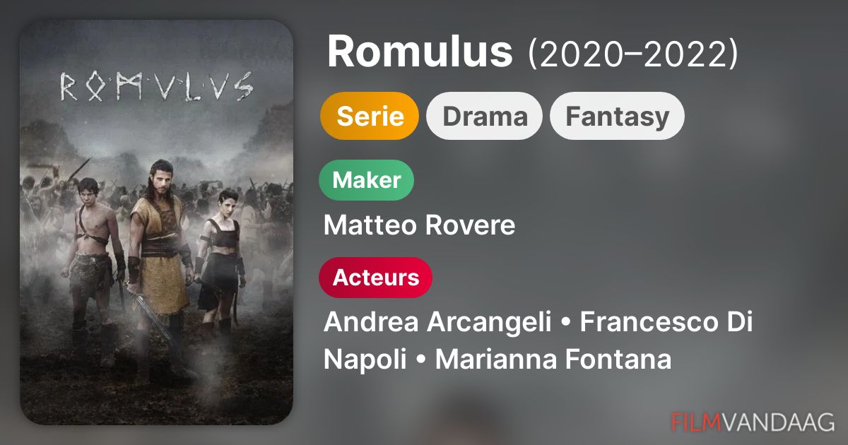 Romulus (serie, 2020–2022) - FilmVandaag.nl