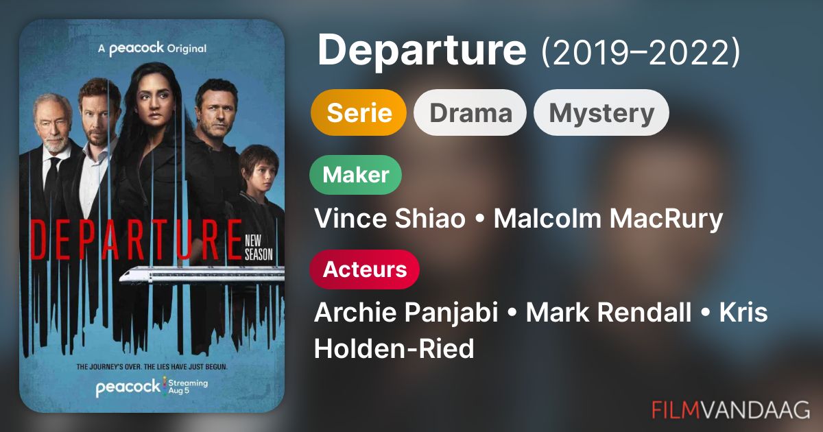 Departure (serie, 2019–2022) - FilmVandaag.nl