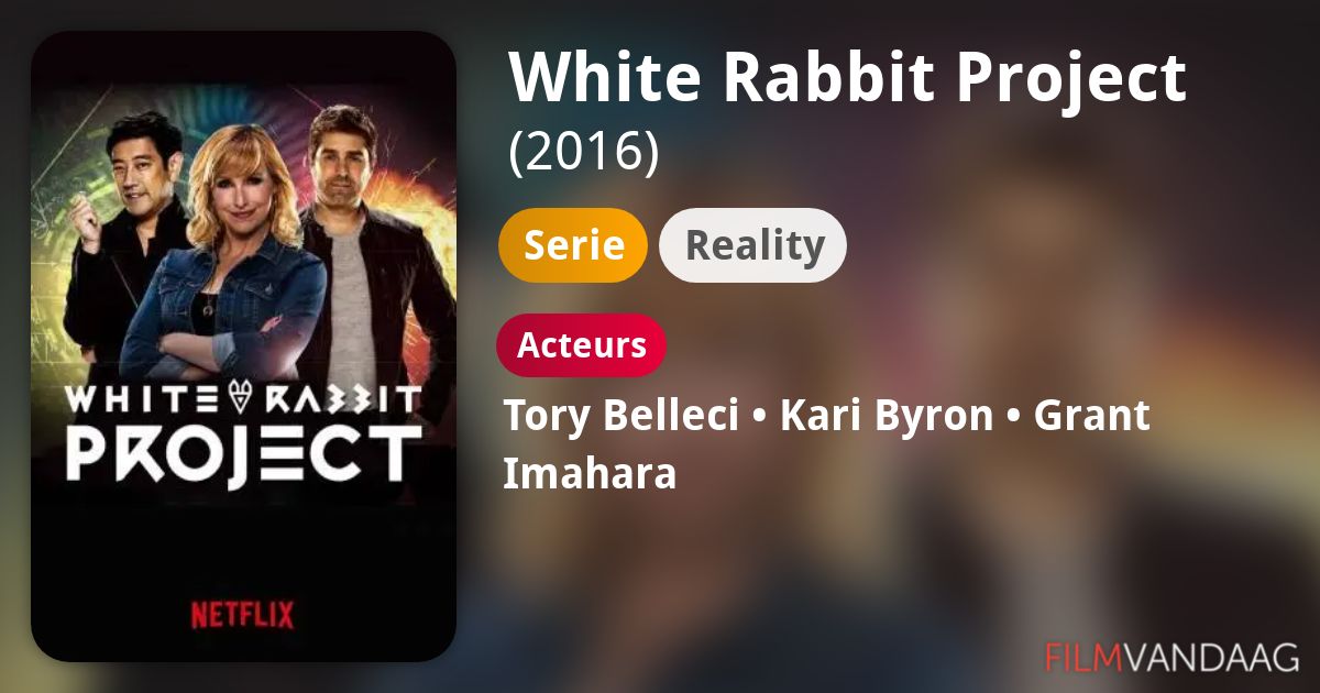White Rabbit Project (serie, 2016) - FilmVandaag.nl