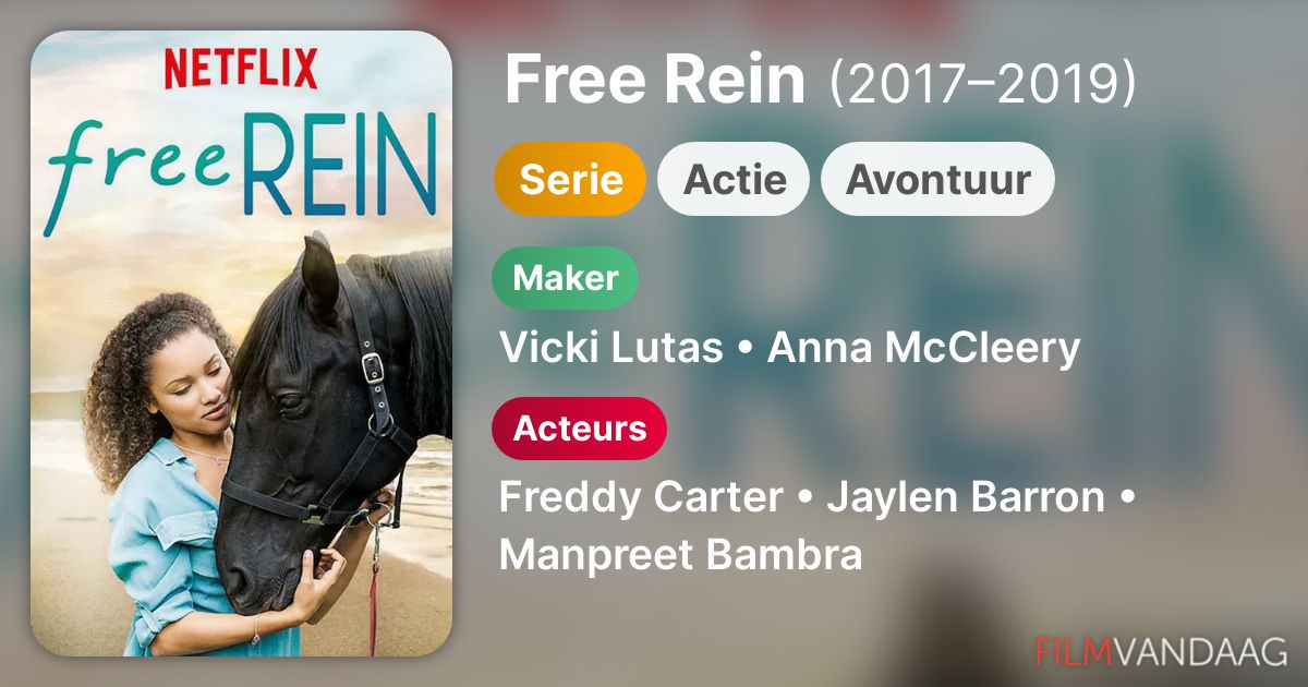 Volledige Cast van Free Rein (serie, 2017–2019) - FilmVandaag.nl